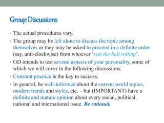 Group Discussion | PPTX