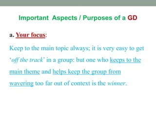 Group Discussion | PPTX