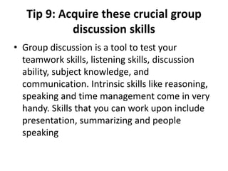 How to prepare for Group Discussion | PPT