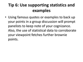How to prepare for Group Discussion | PPT