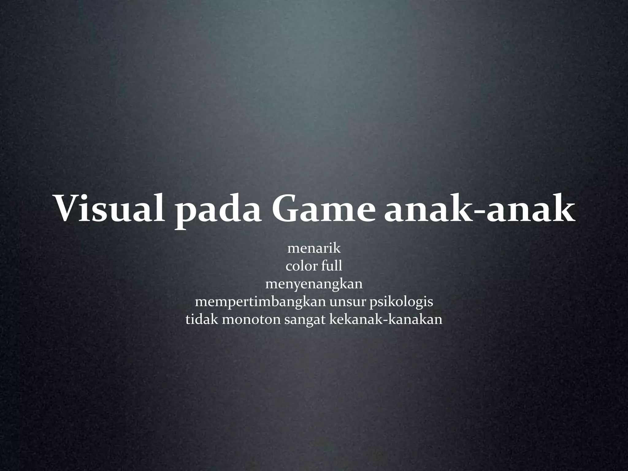 GD - 6th - Graphic Design For Games | PPTX