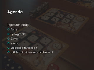 Graphic Design Tips for Board Game Desigenrs | PDF