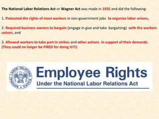 Gd ND module 16 - Increased Rights for Labor | PPT