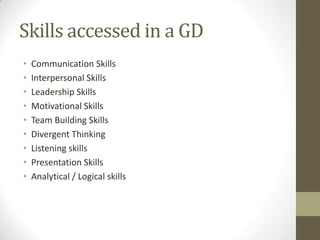 Group Discussion | PPT