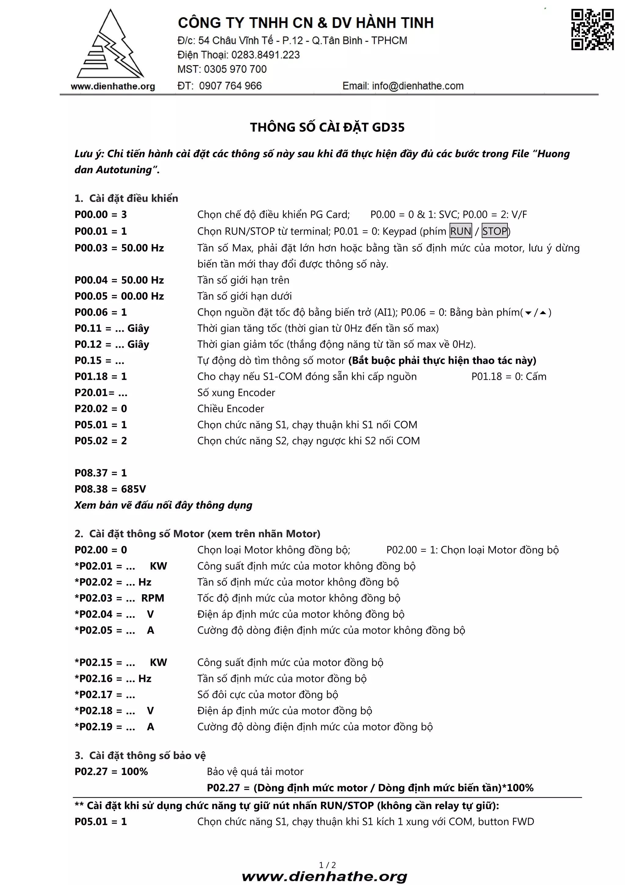 Gd35 huong-dan-che-do-speed | PDF