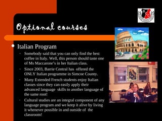 Grade 8 Extended French Presentation | PPT