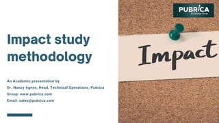 Impact study methodology | PPT