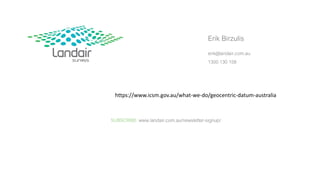 Why has my site moved? Australia's new coordinate system | PPT