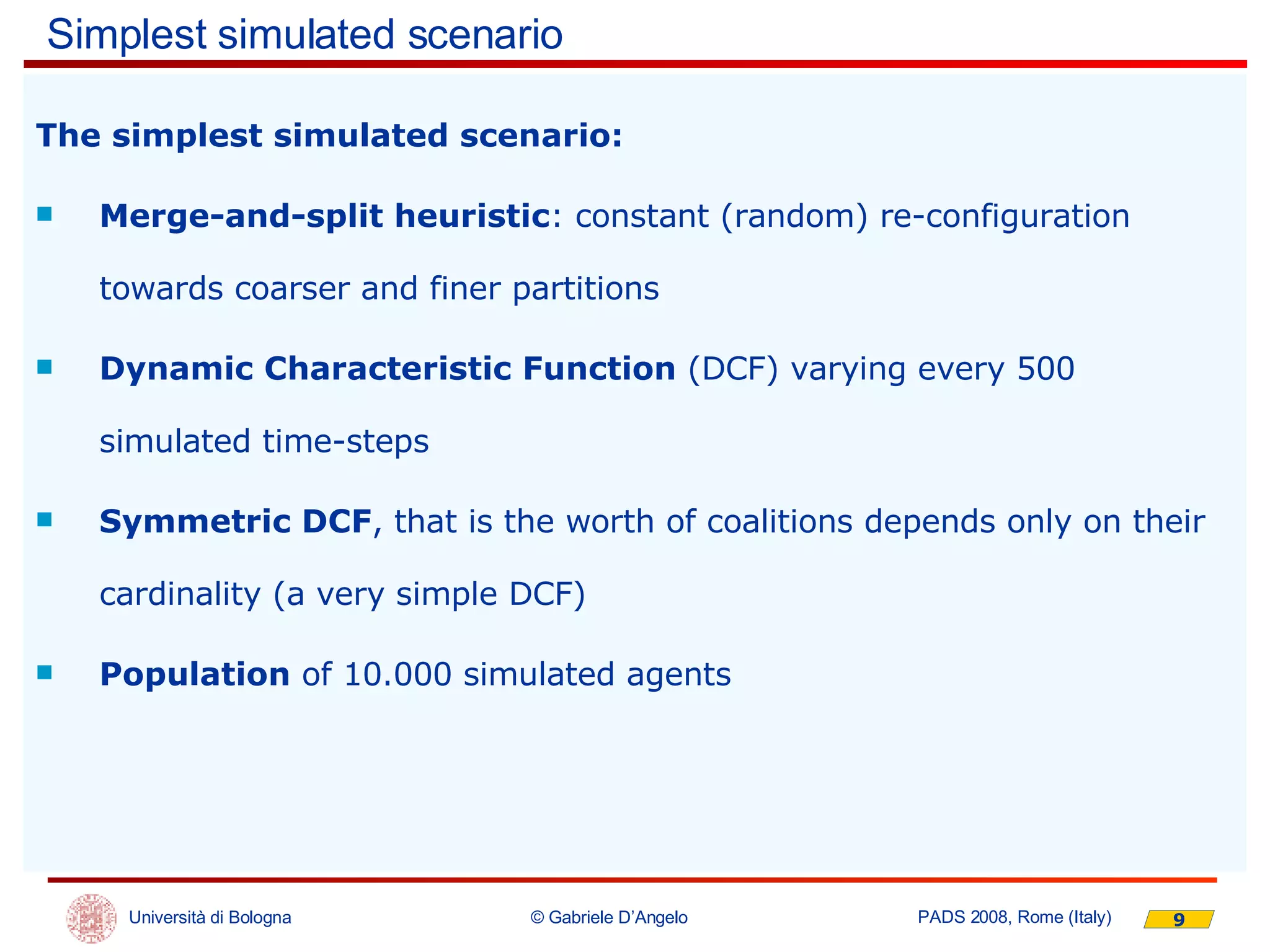 Parallel And Distributed Simulation Of Coalition Structure Generation In Cooperative Multi Agent