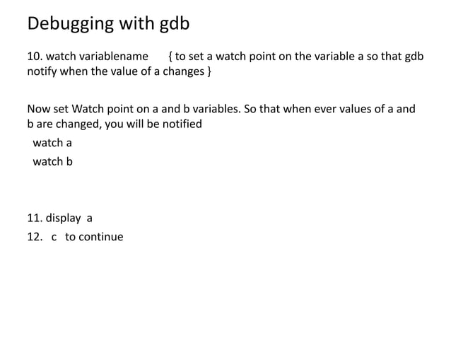gdb.ppt | Web Development | Internet