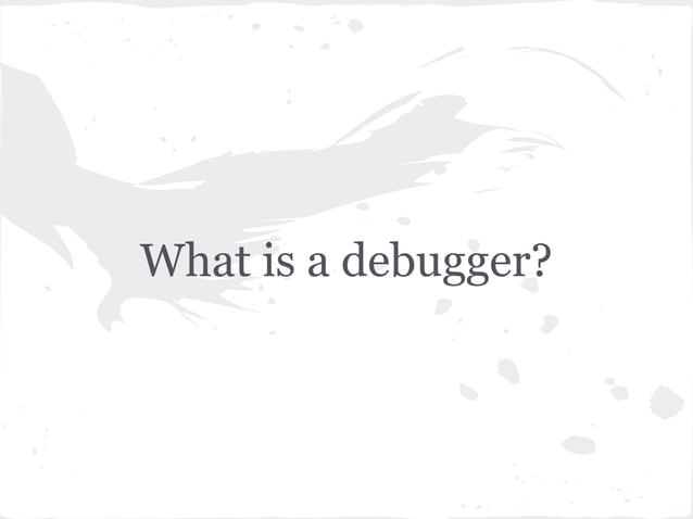 Debugging With The Gnu Debugger Ppt