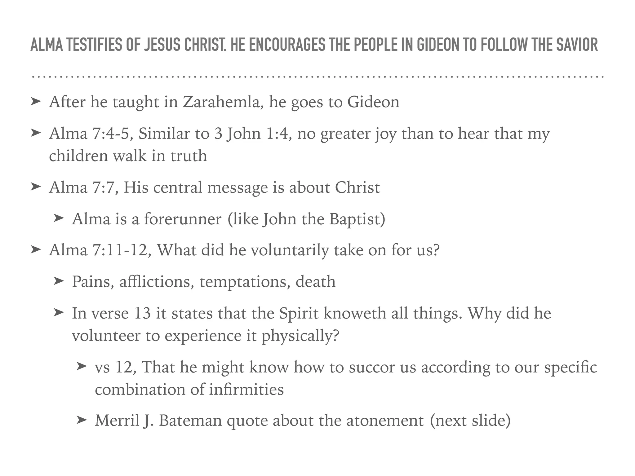 LDS Gospel Doctrine Book of Mormon Lesson 22 | PPT