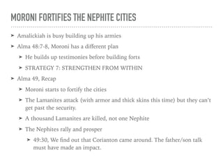 LDS Gospel Doctrine Book of Mormon Lesson 31 | PPT