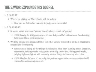 LDS Gospel Doctrine Book of Mormon Lesson 42 | PPT