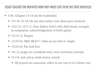 LDS Gospel Doctrine Book of Mormon Lesson 38 | PPT