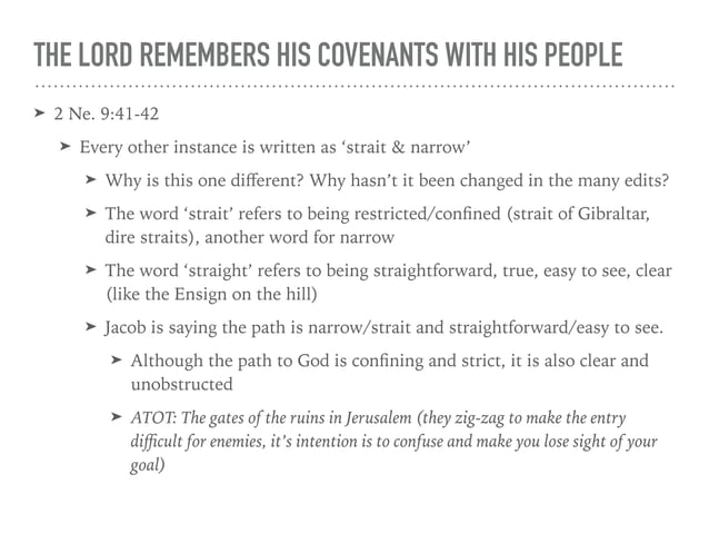 LDS Gospel Doctrine Book of Mormon Lesson 8 | PPT