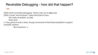 GDB: A Lot More Than You Knew | PPT