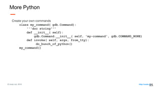 GDB: A Lot More Than You Knew | PPTX | Programming Languages | Computing