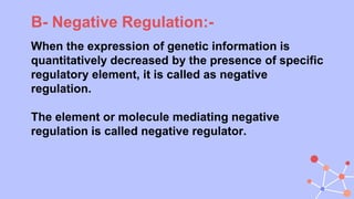 Regulation Of Gene Expression | PPTX