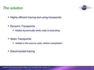 Real time debugging: using non-intrusive tracepoints to debug live systems | PPT