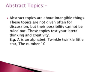 Group discussion | PPT