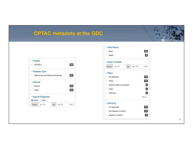 CPTAC Data at the Genomic Data Commons | PPT