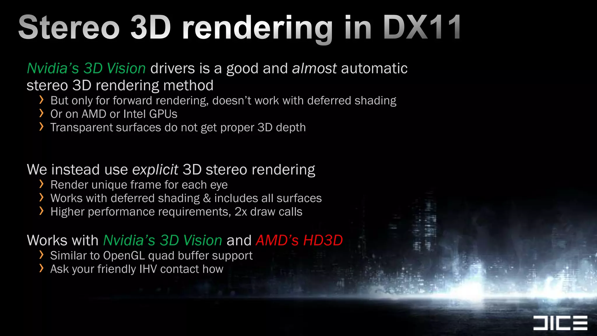 DirectX 11 Rendering in Battlefield 3 | PPTX