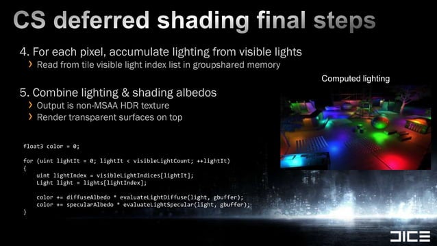 Directx 11 Rendering In Battlefield 3 Pptx 3 D Graphics Computer Software And Applications