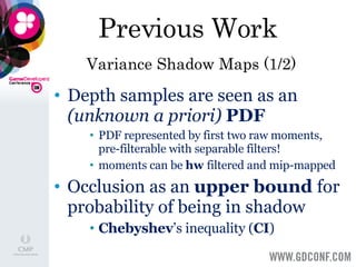 Probabilistic Approaches to Shadow Maps Filtering | PPT