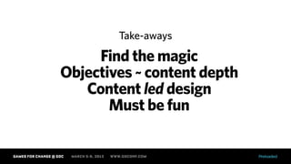 More than just fun: Designing games with purpose | PDF