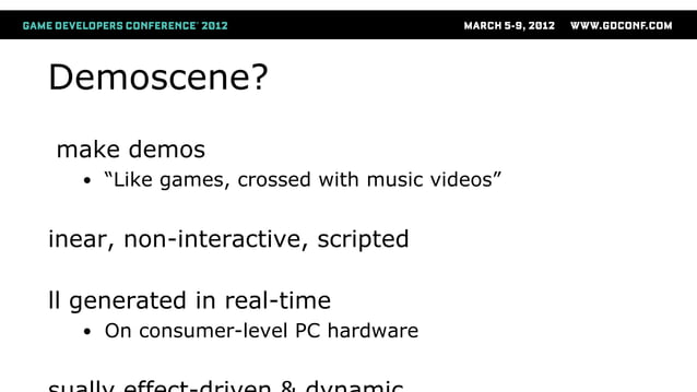 GDC 2012: Advanced Procedural Rendering in DX11 | PPT