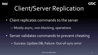 GDC 2013 - Ditching the Server: Making Client-side Only Social Games | PPTX