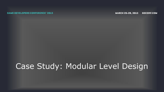 Modular Level Design for Skyrim | PPTX