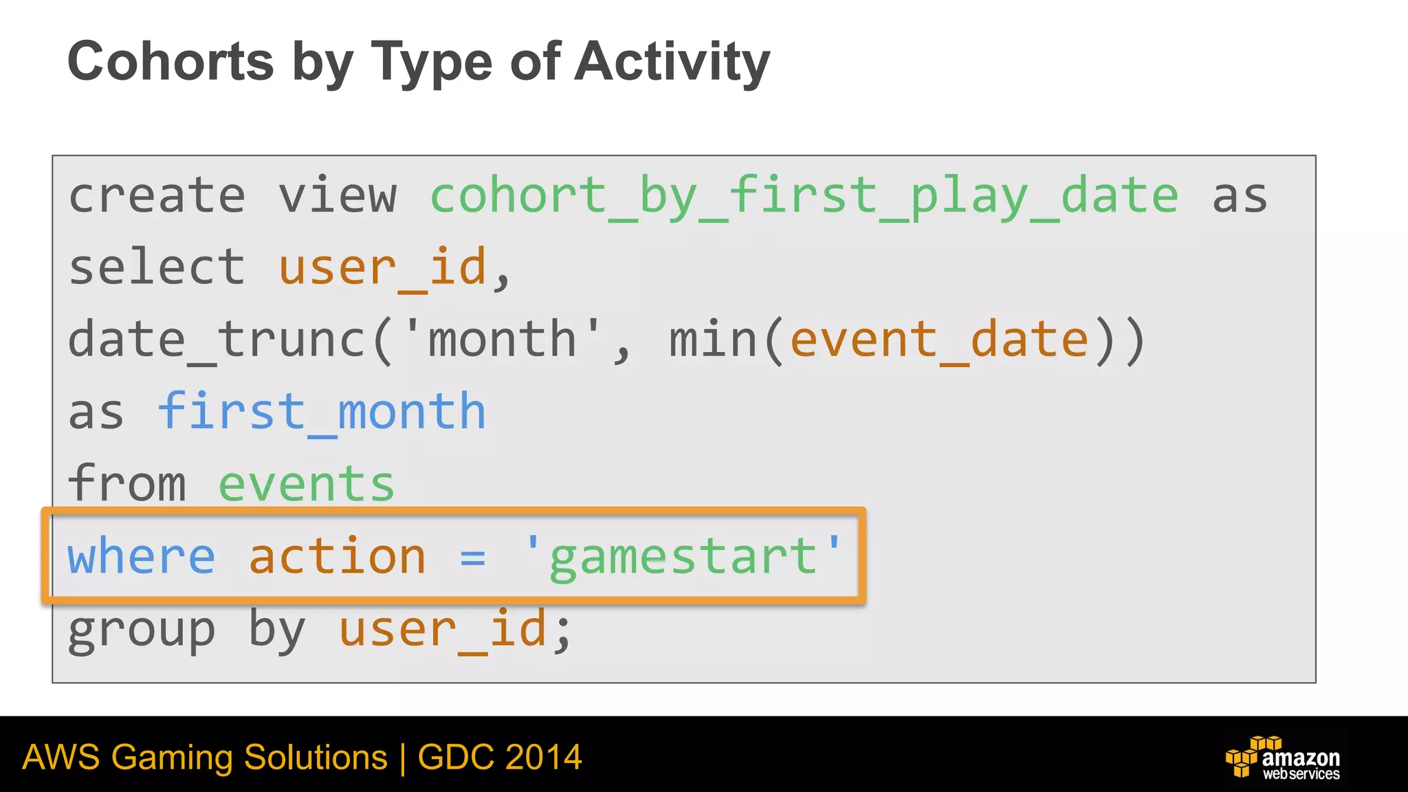 AWS Game Analytics - GDC 2014 | PPT
