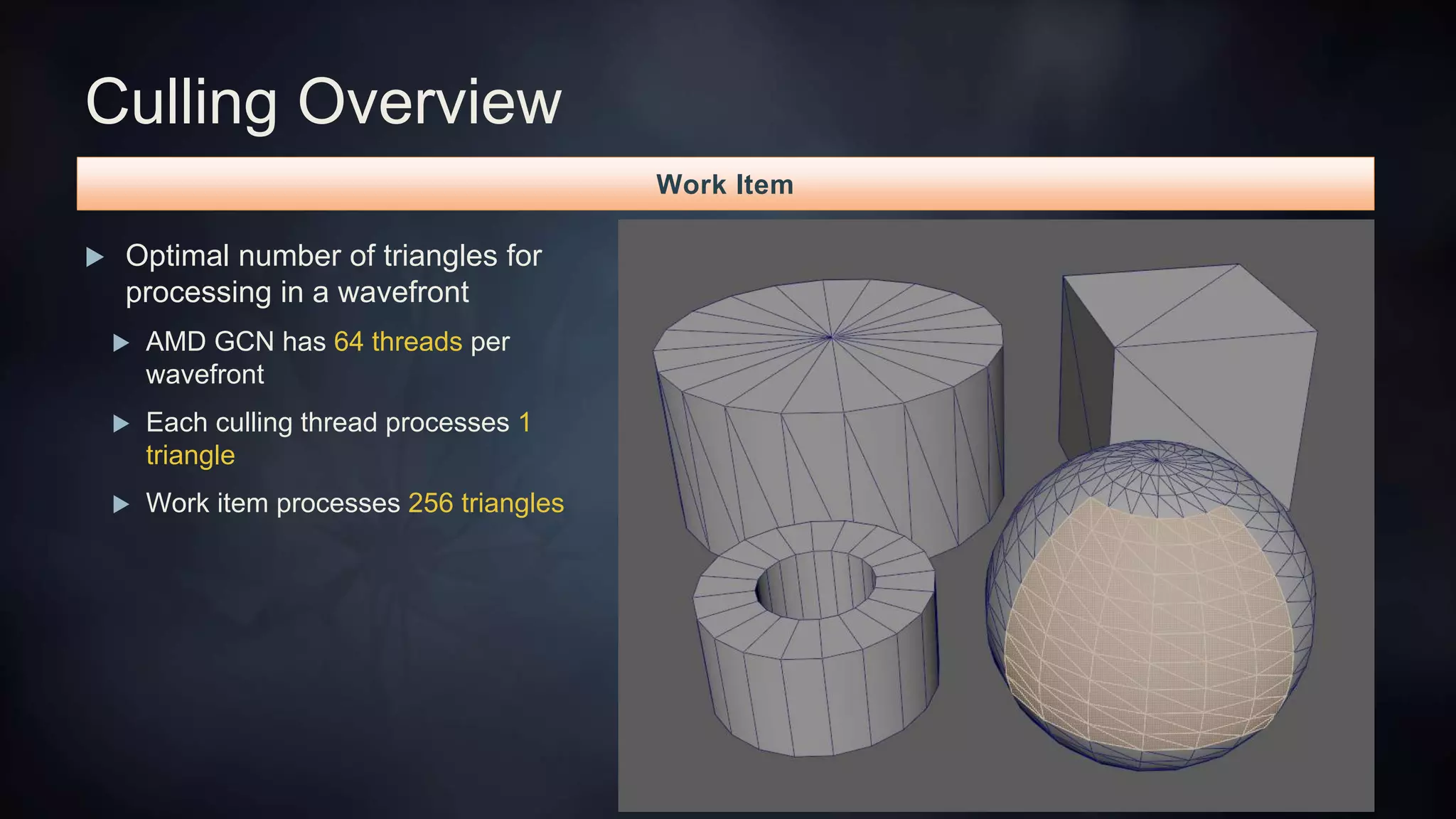 Optimizing the Graphics Pipeline with Compute, GDC 2016 | PPTX