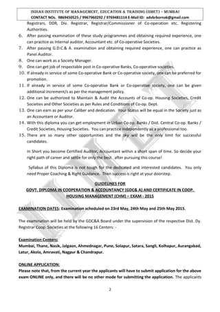 Gdca broucher | DOC | Educational Assessment | Education