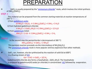 Gdcl3 | PPTX | Chemistry | Science