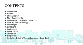 Google's Driverless Car | PPTX