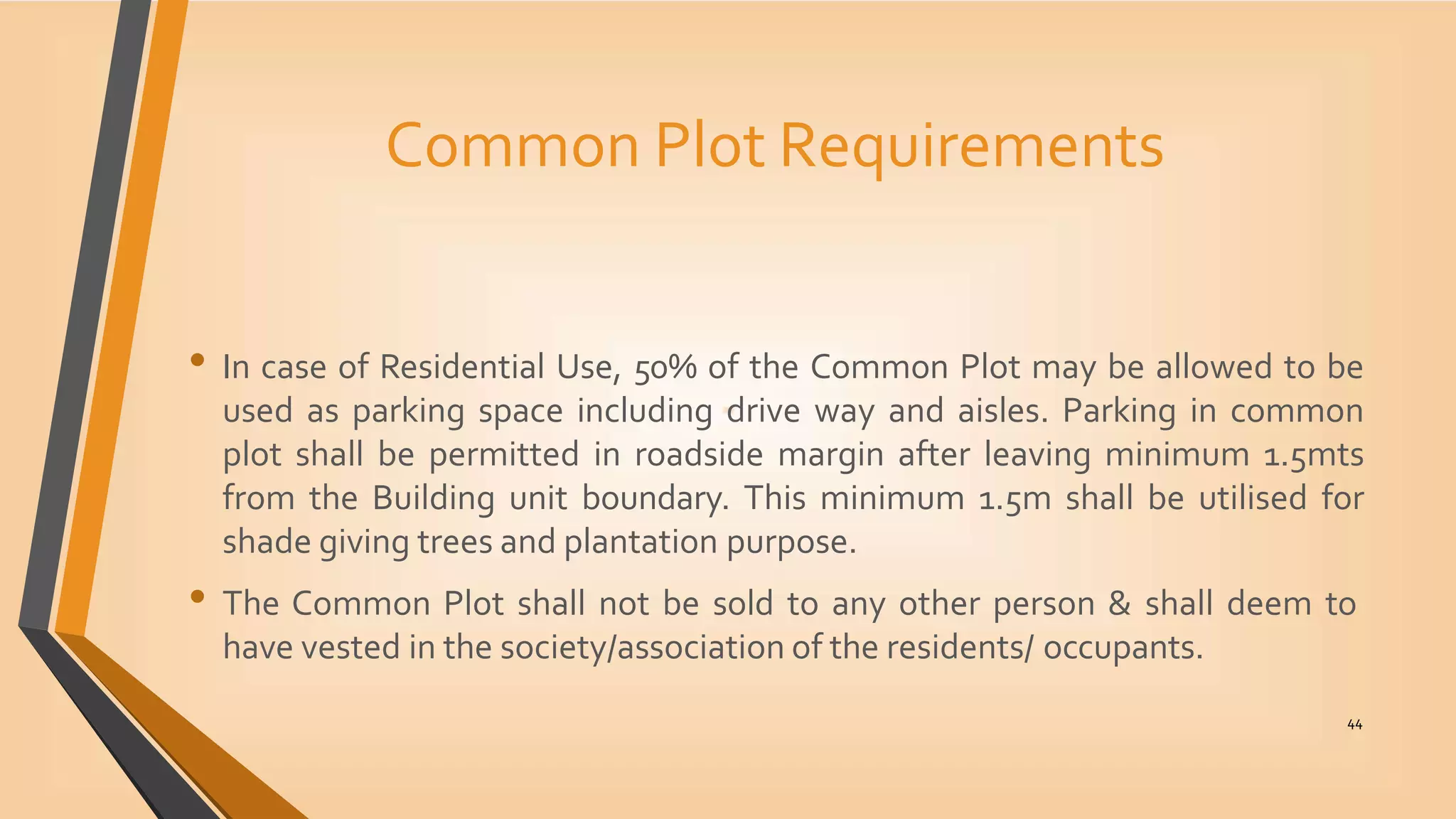 GDCR Planning Regulations | PPTX