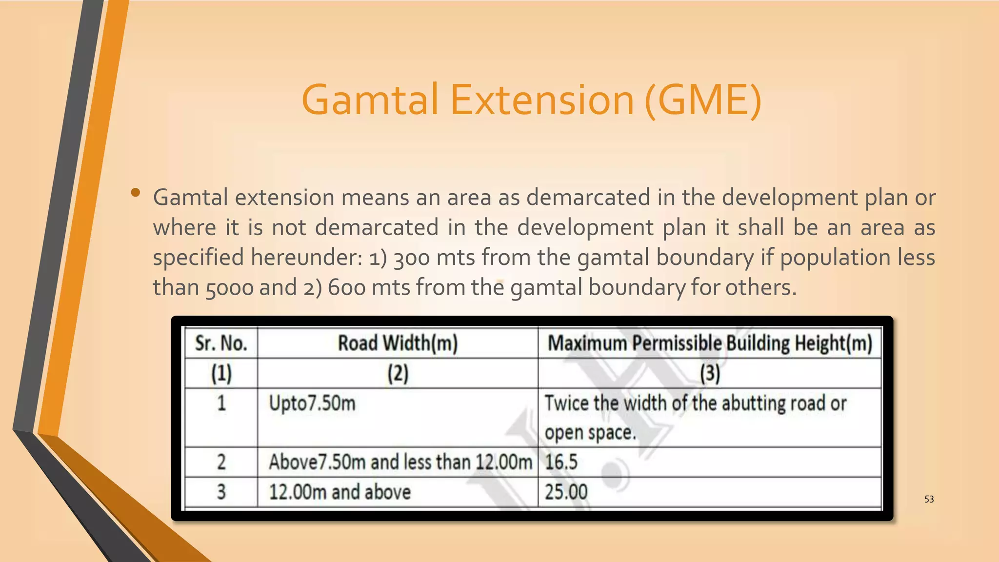 GDCR Planning Regulations | PPTX