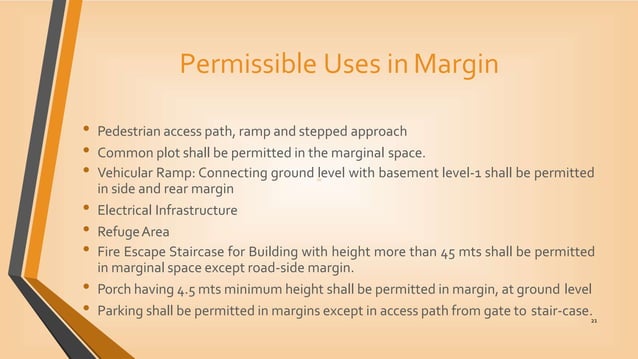 GDCR Planning Regulations | PPTX