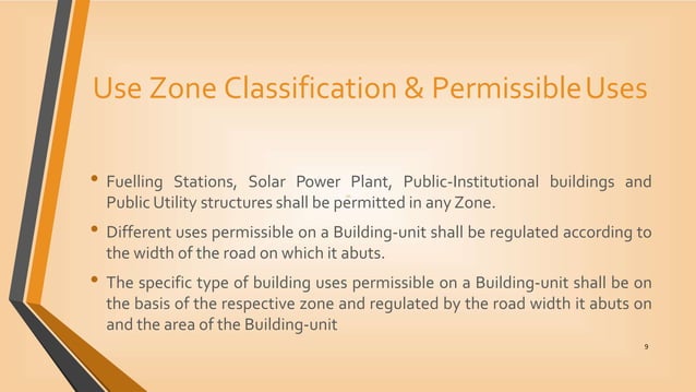 GDCR Planning Regulations | PPTX