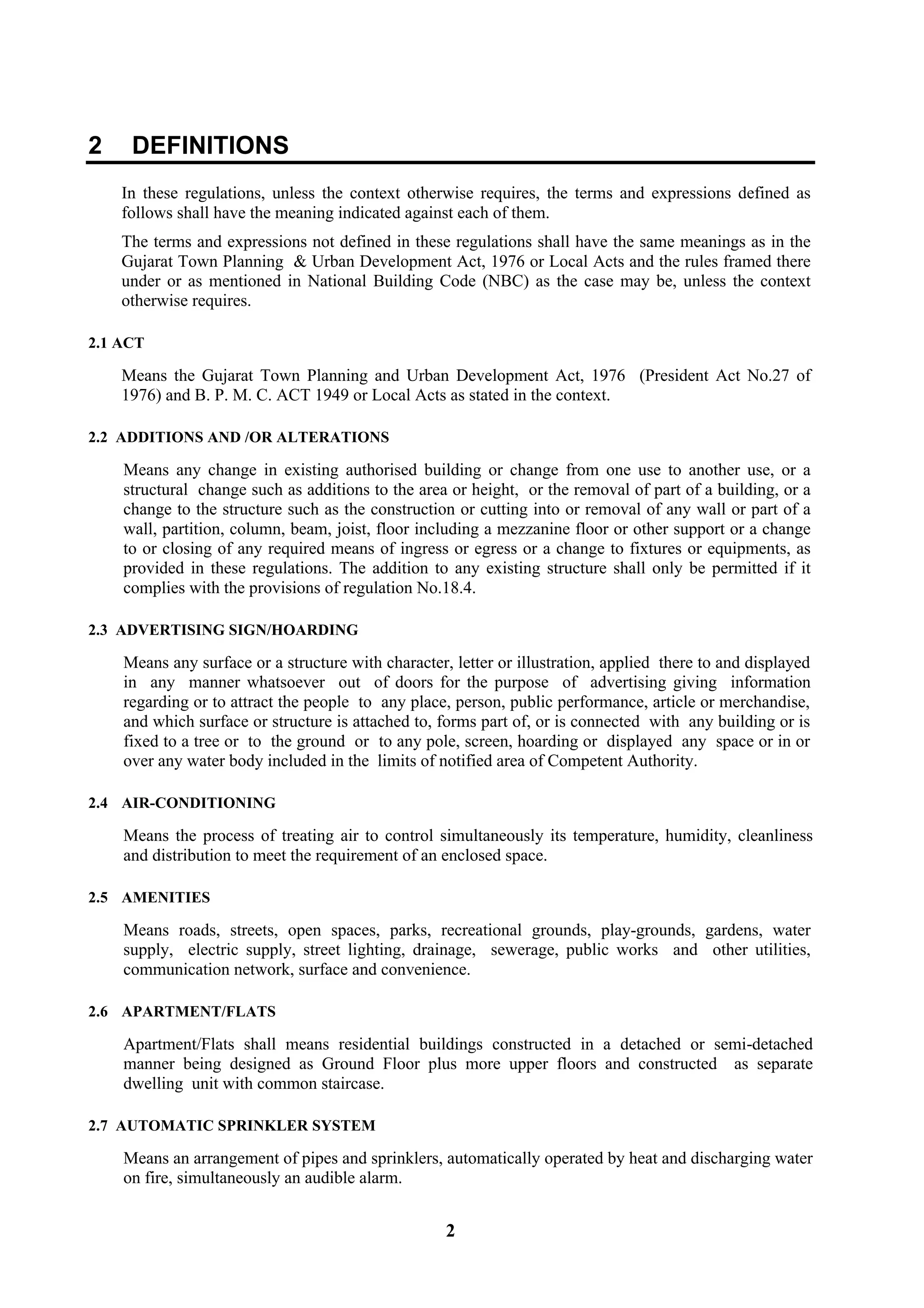 Gujarat Development Control Regulations | PDF