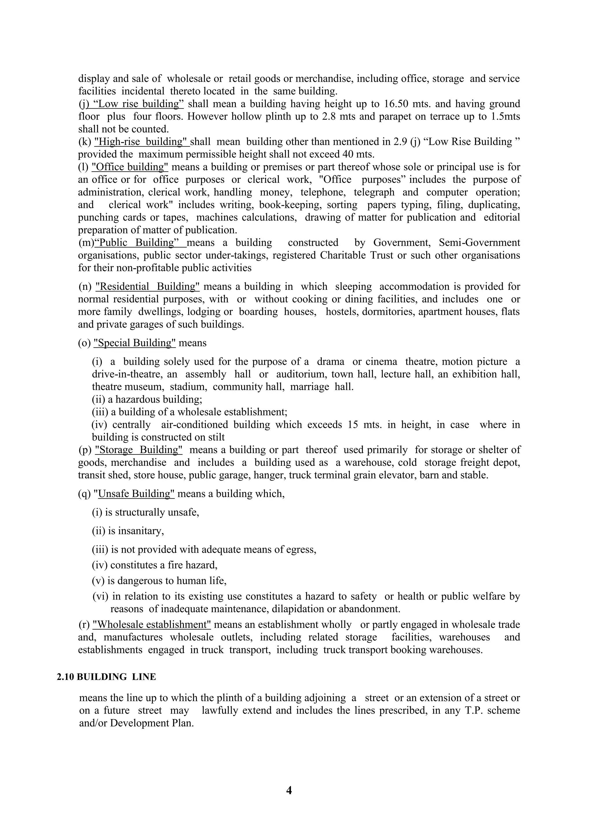 Gujarat Development Control Regulations | PDF