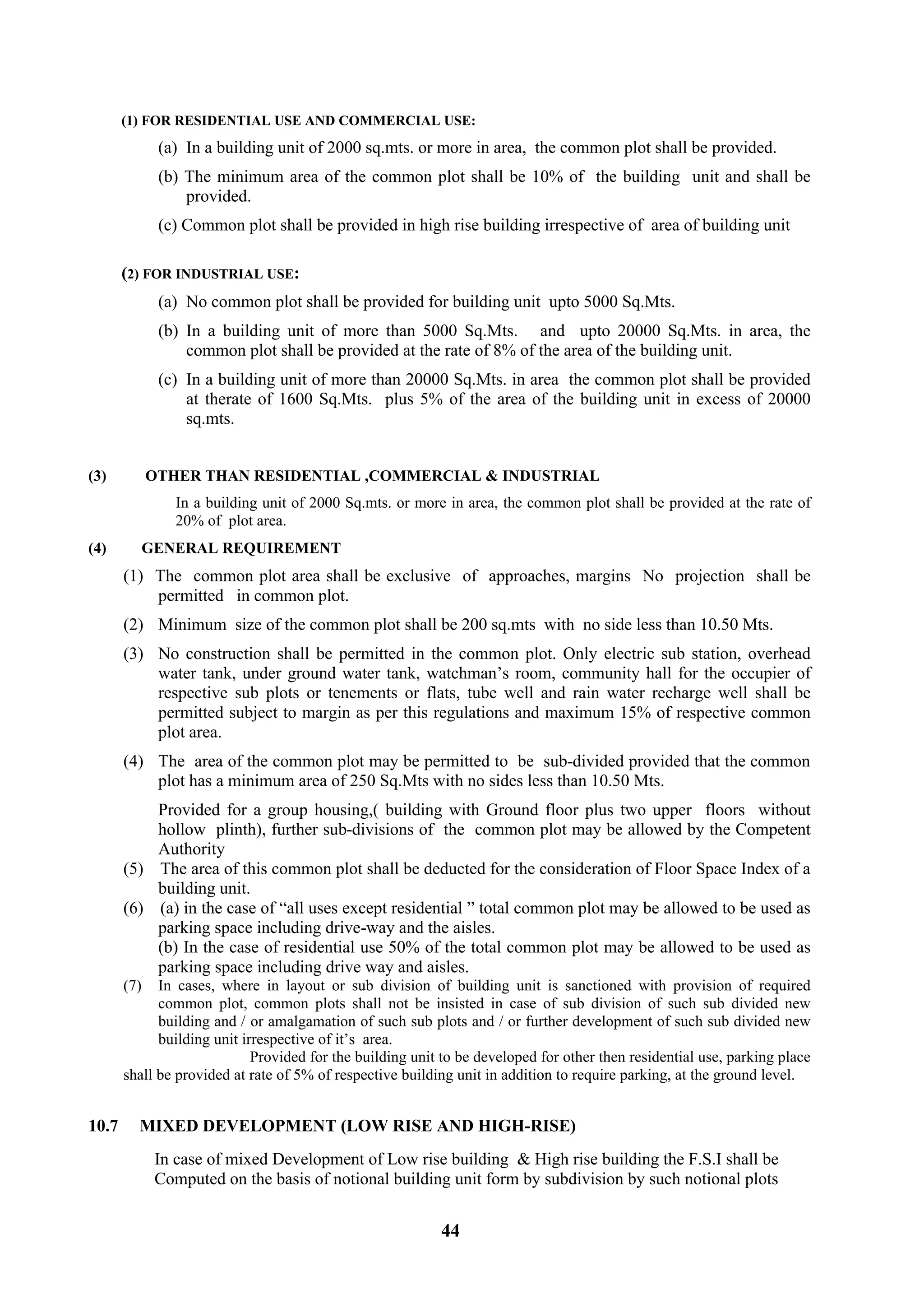 Gujarat Development Control Regulations | PDF