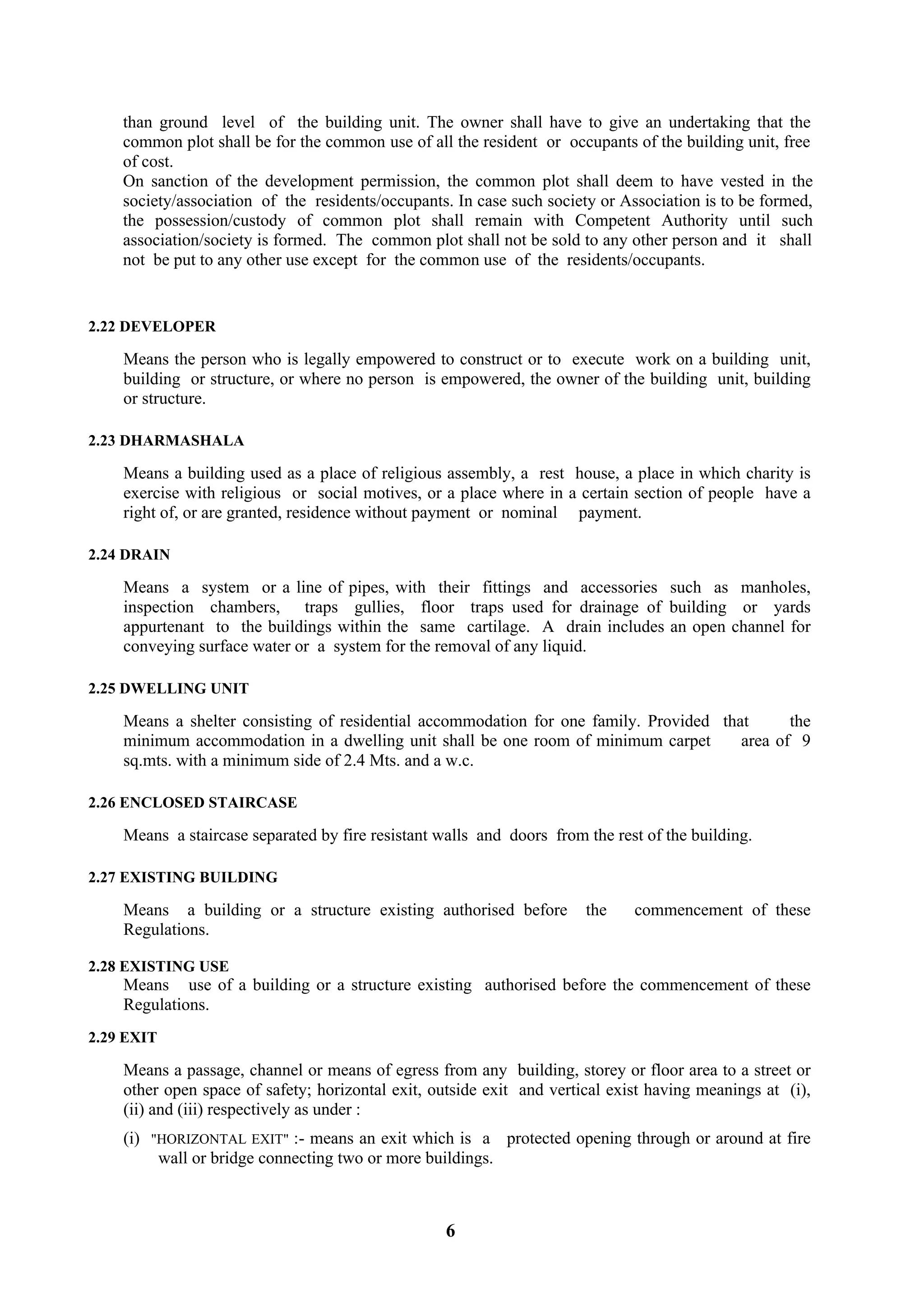 Gujarat Development Control Regulations | PDF