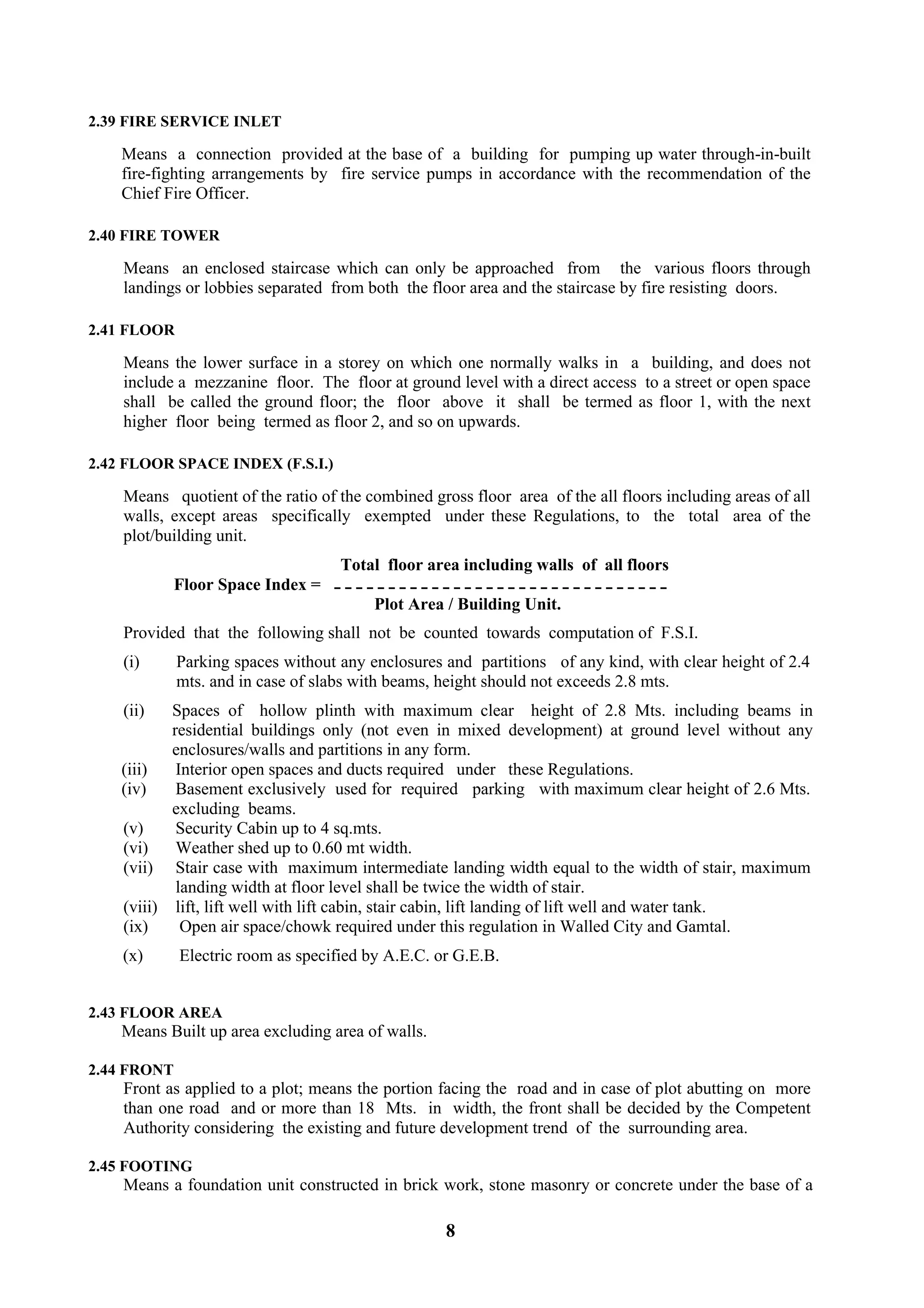 Gujarat Development Control Regulations | PDF