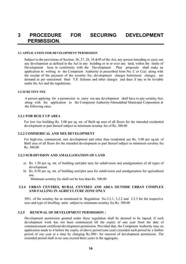 Gujarat Development Control Regulations | PDF