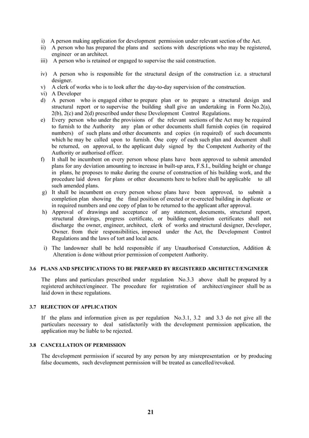 Gujarat Development Control Regulations | PDF