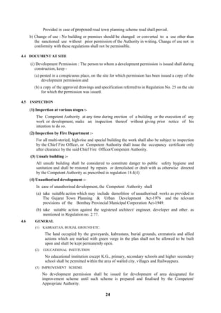 Gujarat Development Control Regulations | PDF